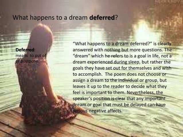 A dream deferred | PPTX | Sleep Disorders | Diseases and Conditions