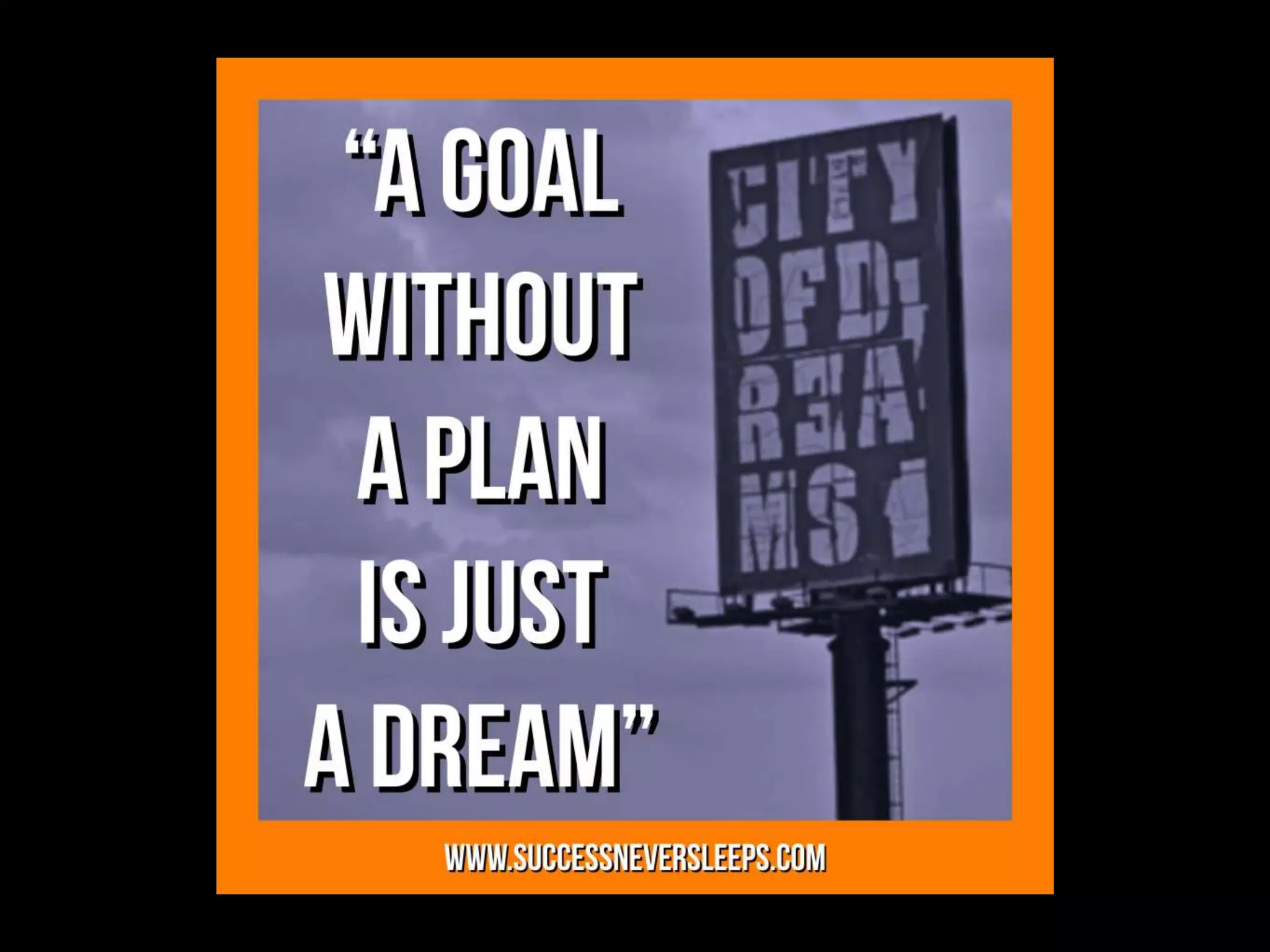 A Dream Without A Plan by Shawn Ryan Randleman | PPT