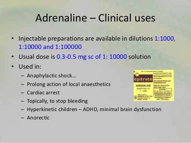 Adrenal agonist
