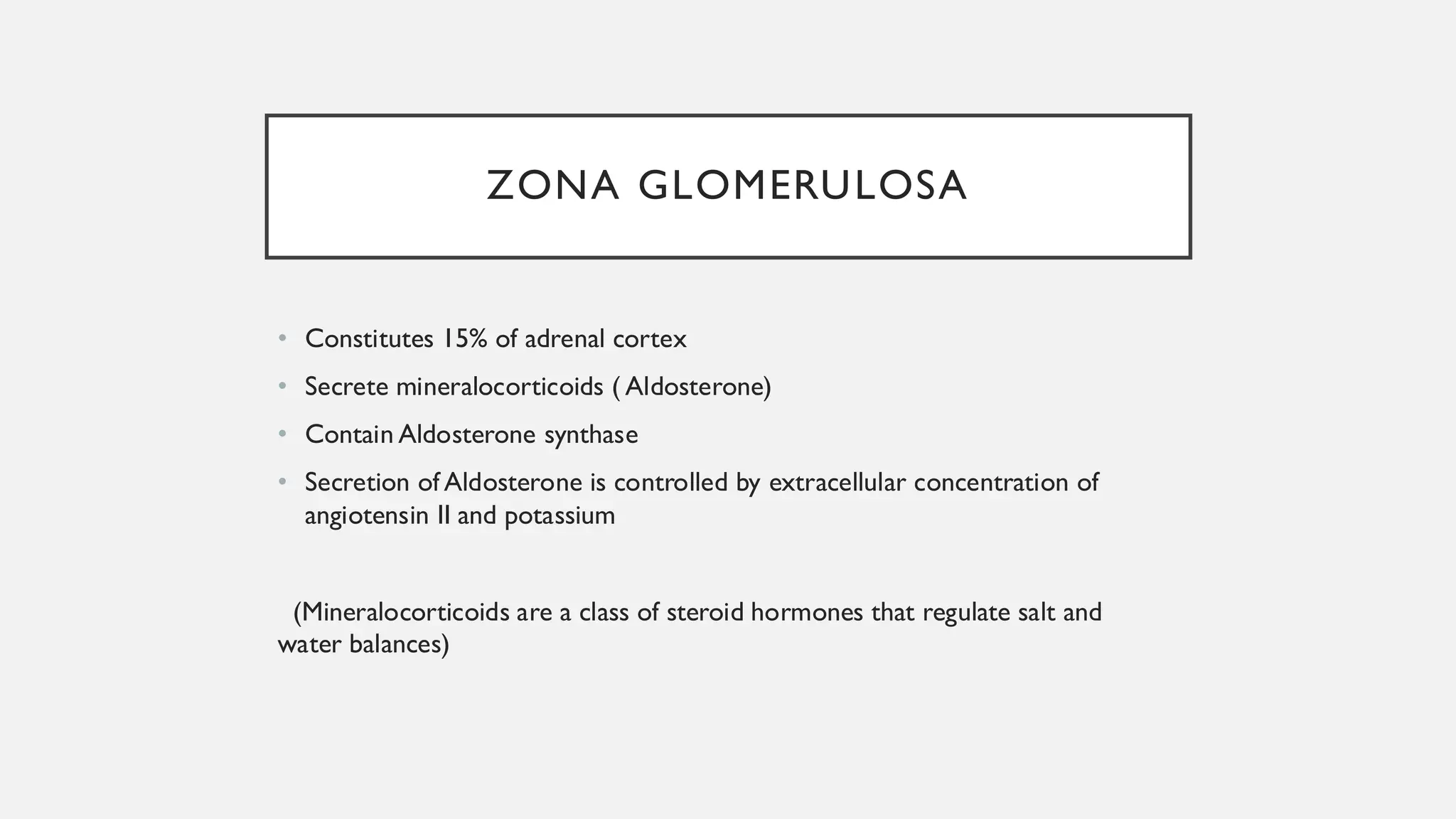 Adrenal cortex and hormones powerpoint slide | PPT