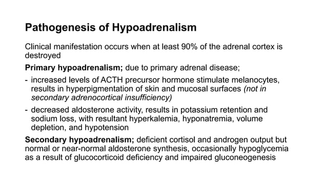 Adrenal cortical disorderspptx | PPT