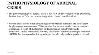 ADRENAL CRISES IN CLINICAL SETTINGS.pptx