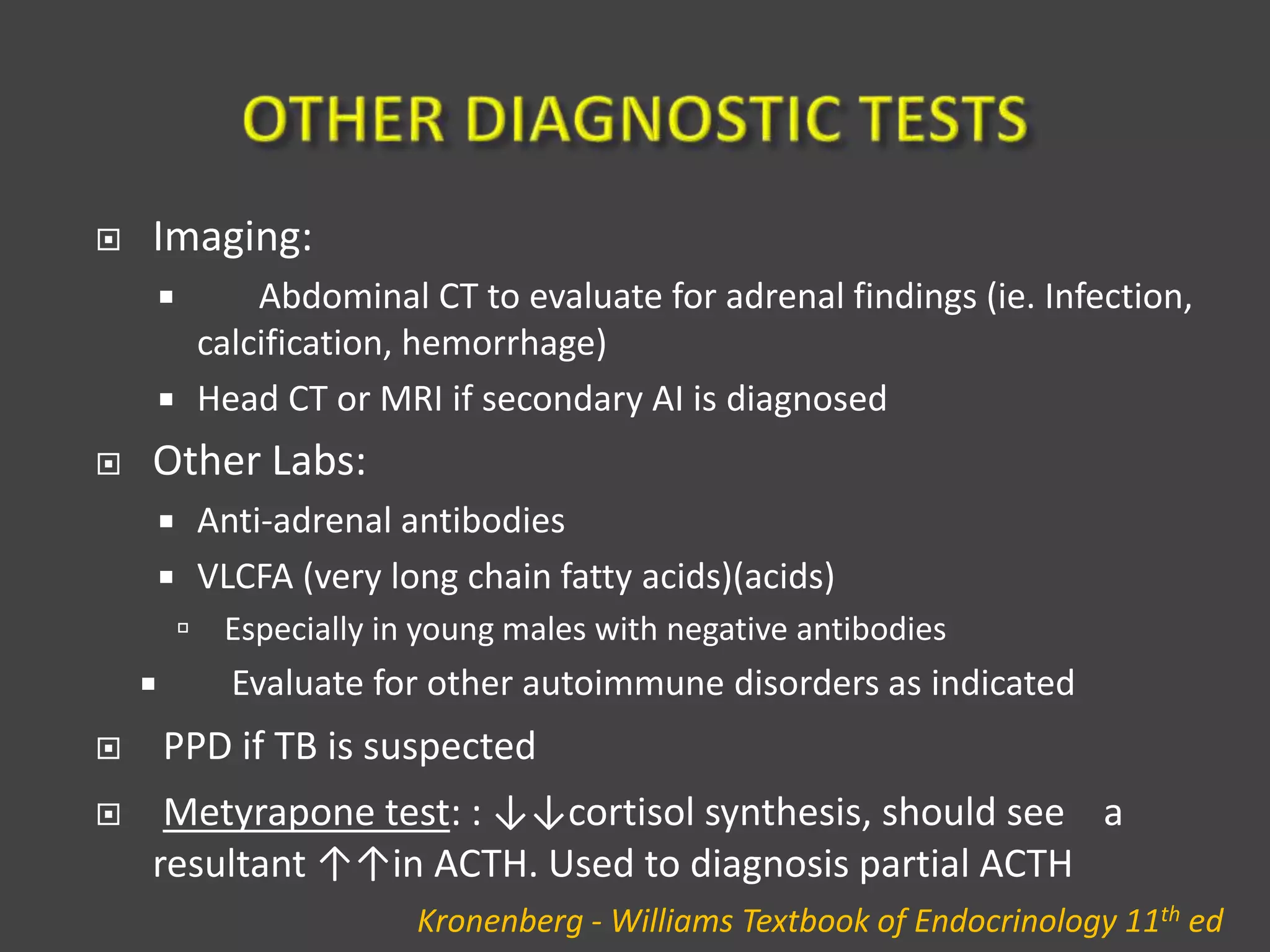 Adrenal crisis | PPTX