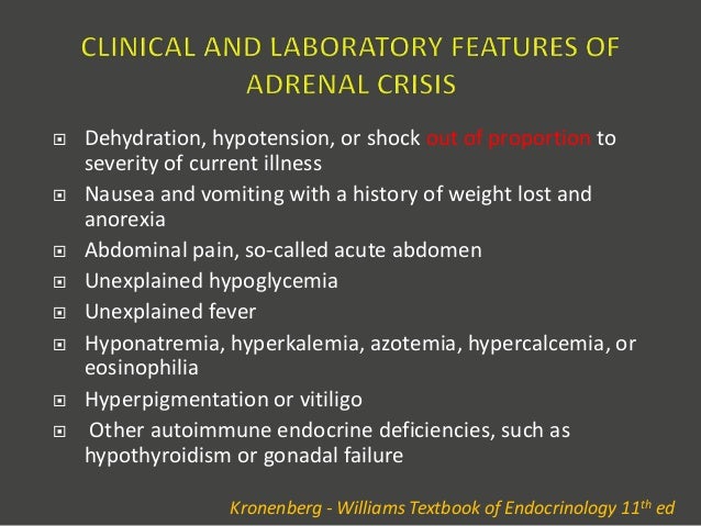What Is An Adrenal Crisis : What are Addison’s disease and adrenal ...
