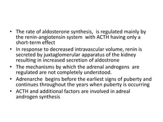Adrenal disorder.ppt for nephrology inpediatric | PPT