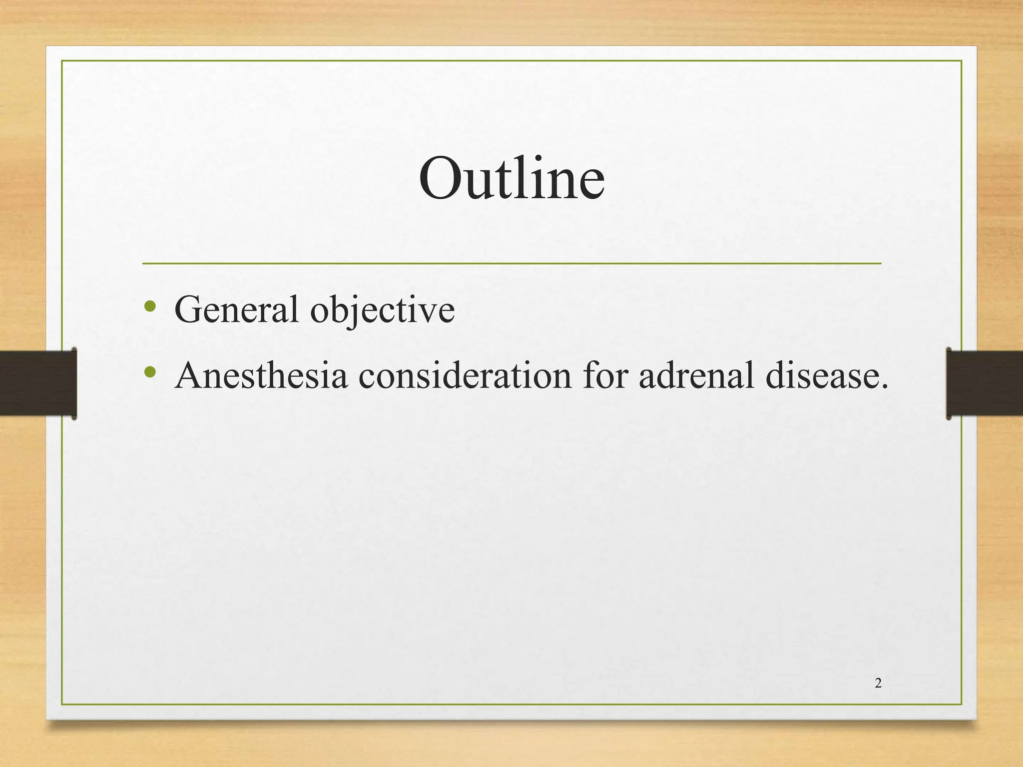 anesthesia for Adrenal gland disorder.pptx