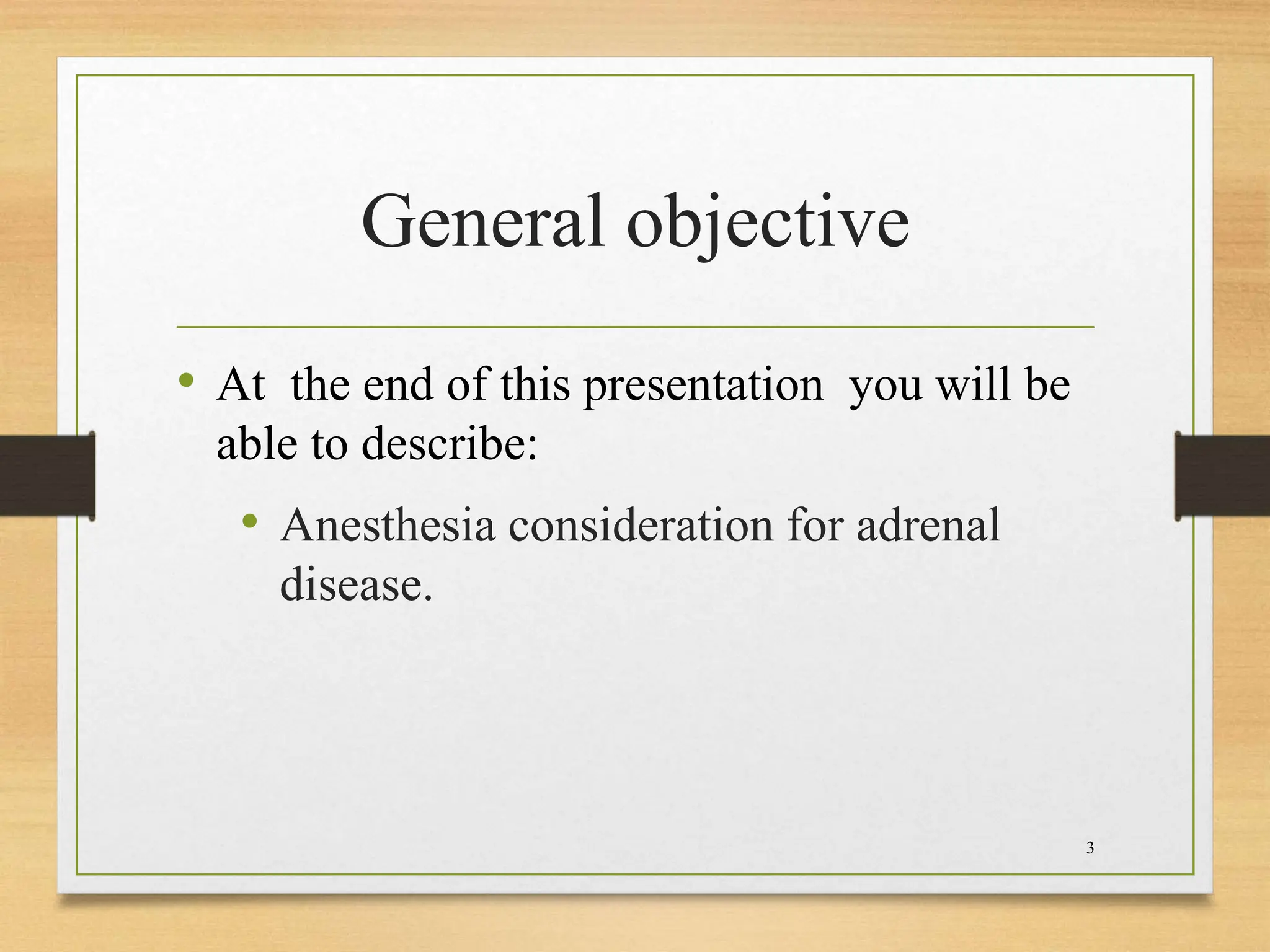 anesthesia for Adrenal gland disorder.pptx