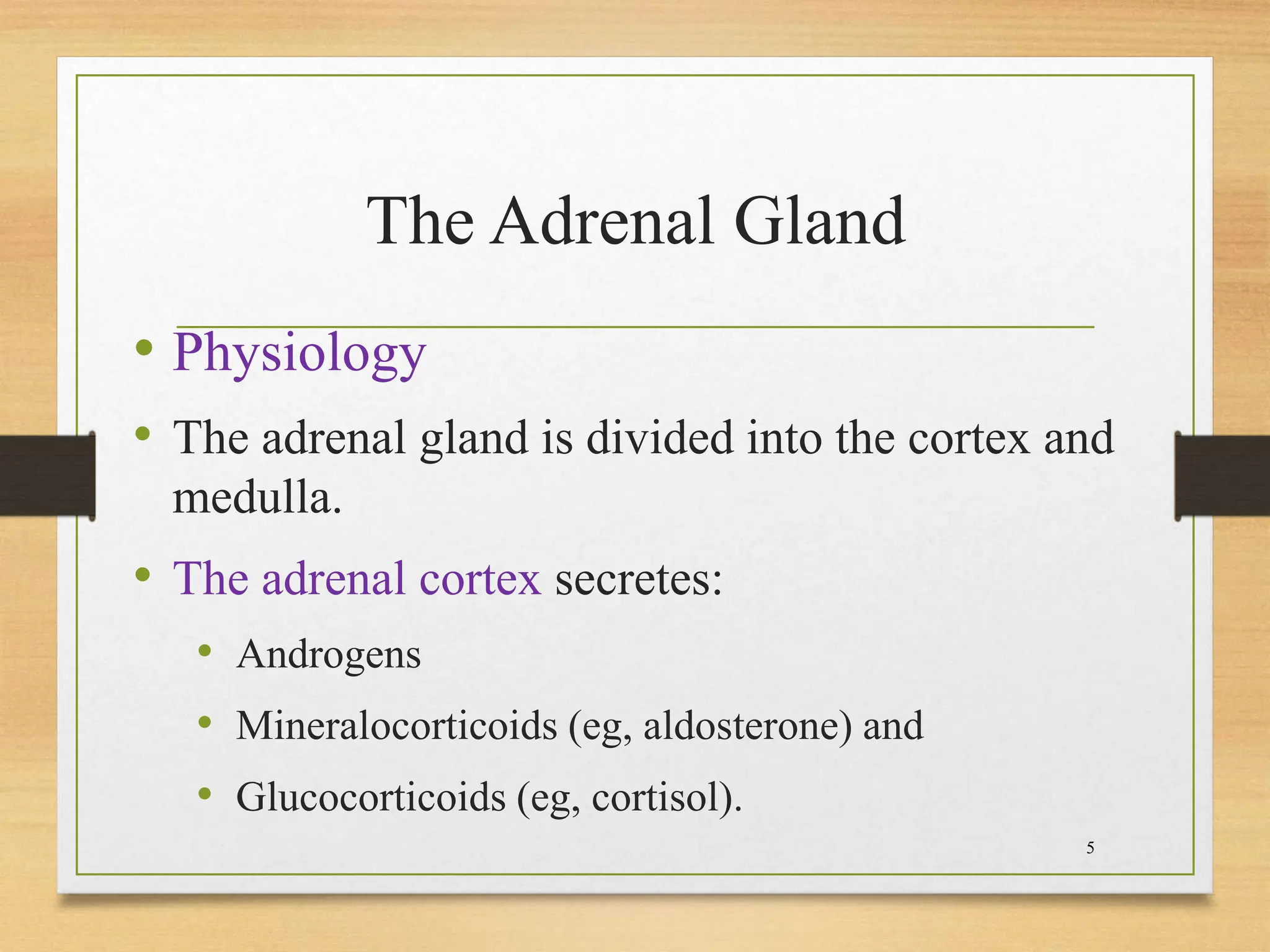anesthesia for Adrenal gland disorder.pptx