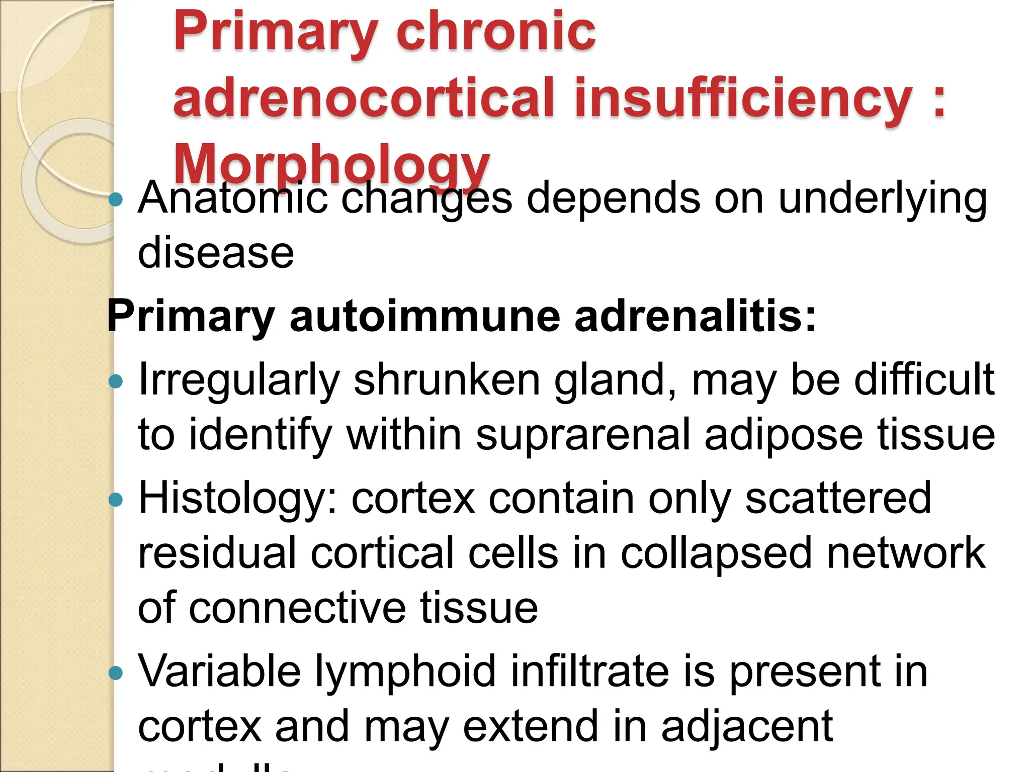 adrenal disorders I and causes and sign symptoms | PPT