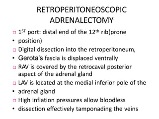 Adrenalectomy new | PPTX