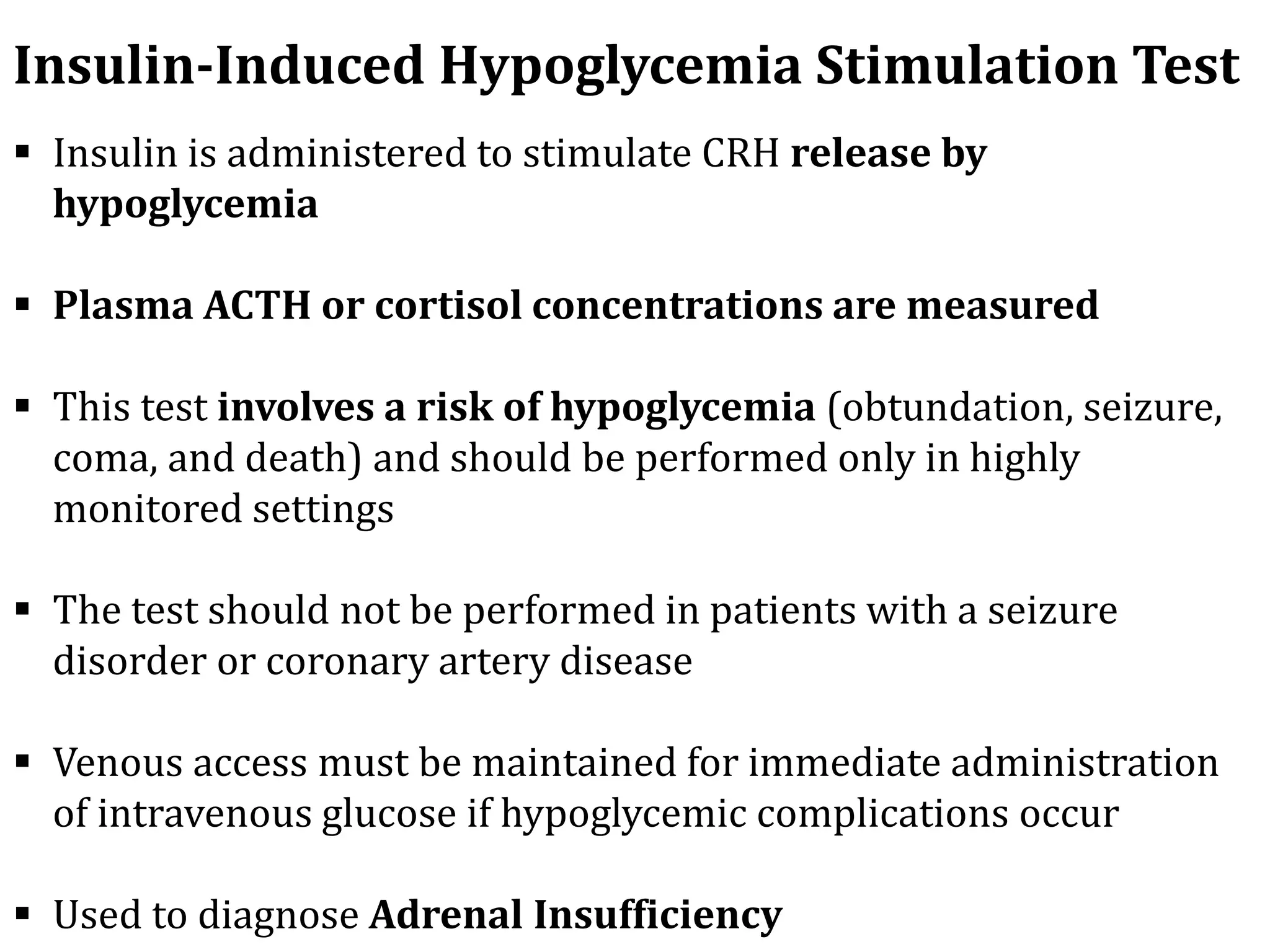 Adrenal Function Tests DETAILS OF ADRENAL FUNCTION TESTS AND CLINICAL ...