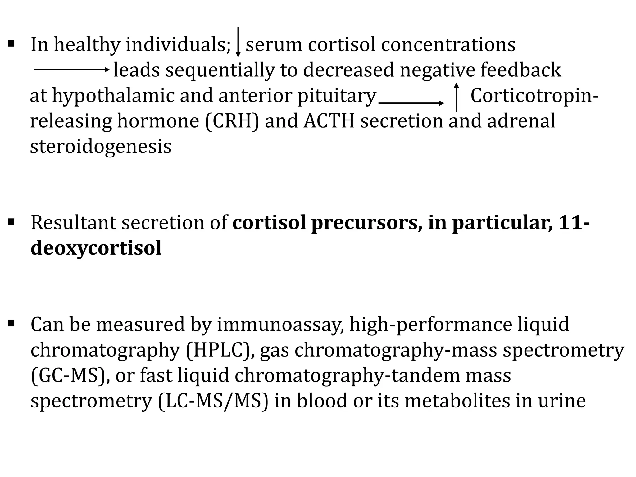 Adrenal Function Tests DETAILS OF ADRENAL FUNCTION TESTS AND CLINICAL ...