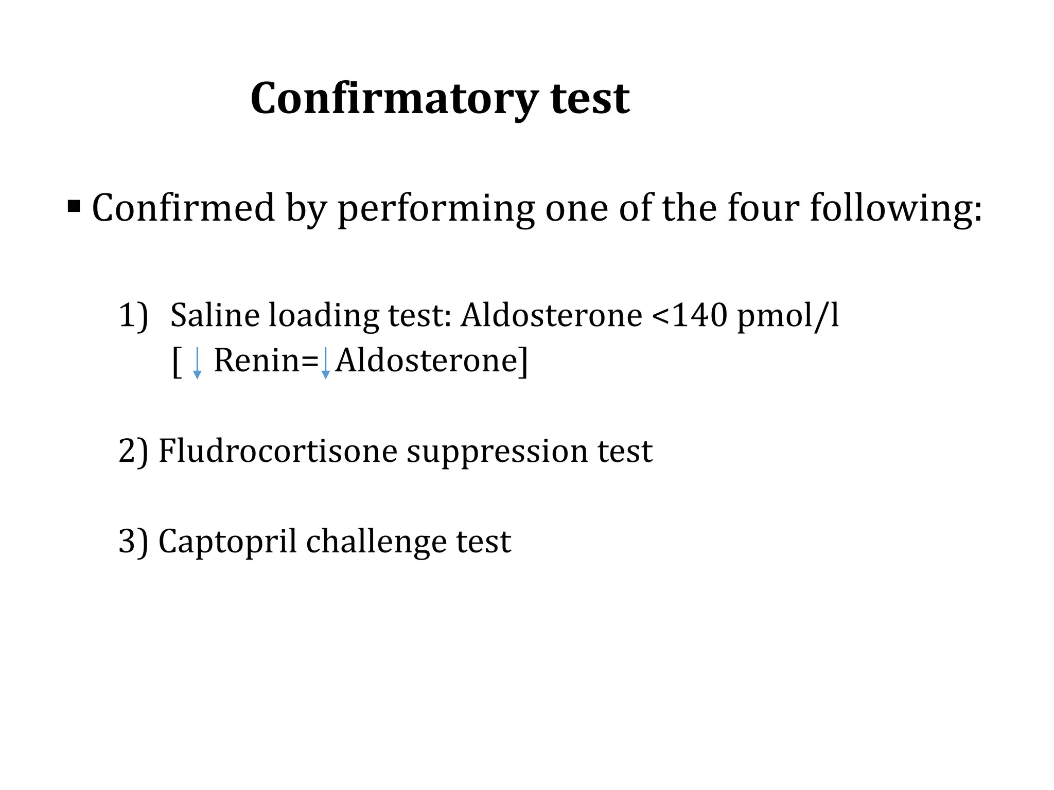 Adrenal Function Tests DETAILS OF ADRENAL FUNCTION TESTS AND CLINICAL ...