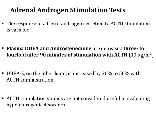 Adrenal Function Tests DETAILS OF ADRENAL FUNCTION TESTS AND CLINICAL ...