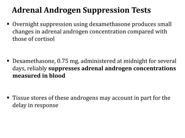 Adrenal Function Tests DETAILS OF ADRENAL FUNCTION TESTS AND CLINICAL ...