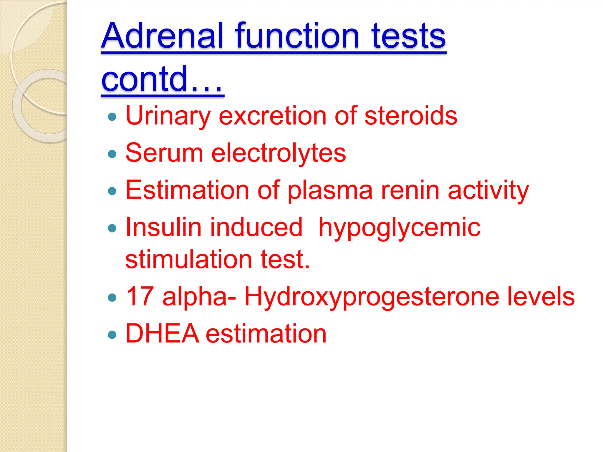 Adrenal Function Tests-3.pptxwhfbdqbfwwfjgwngnegenhndngssfb | PPTX