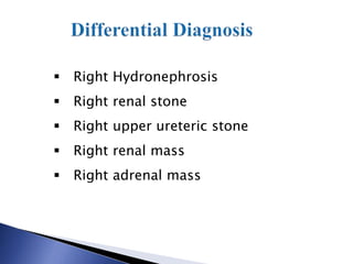 A 16 year old girl with right loin pain due to Adrenal ganglioneuroma.pptx