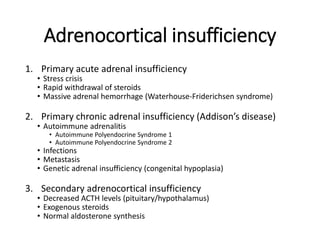 Adrenal gland diseases and tumors | PPTX