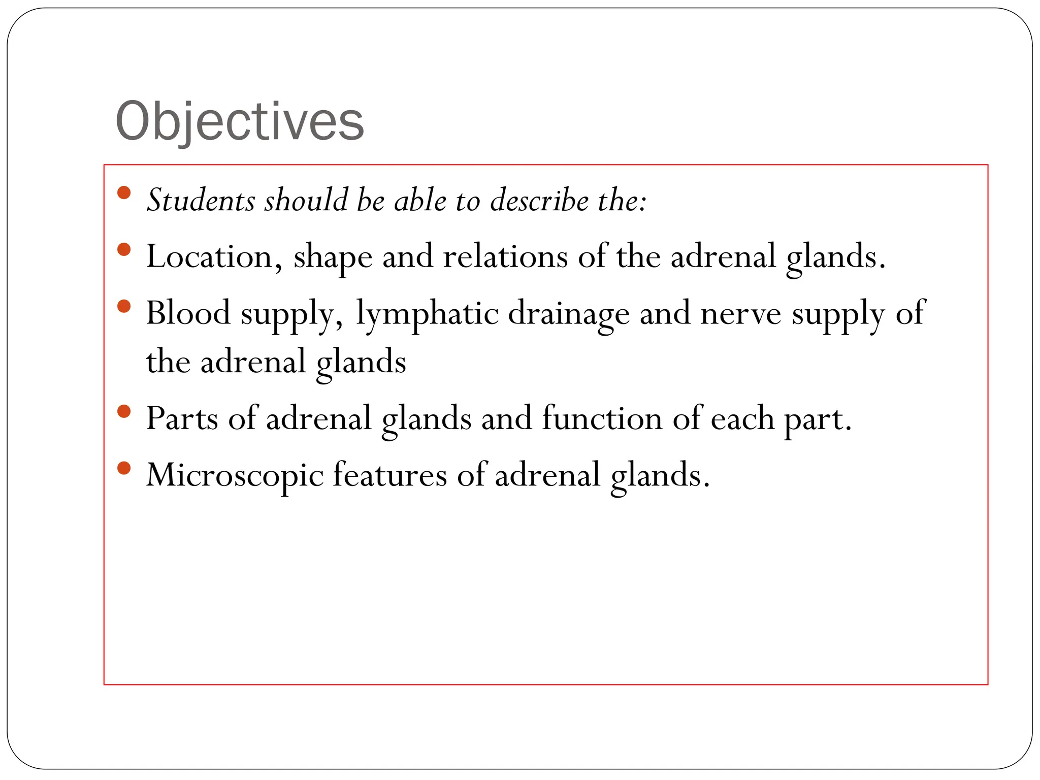 adrenal gland anatomy and histology .ppt