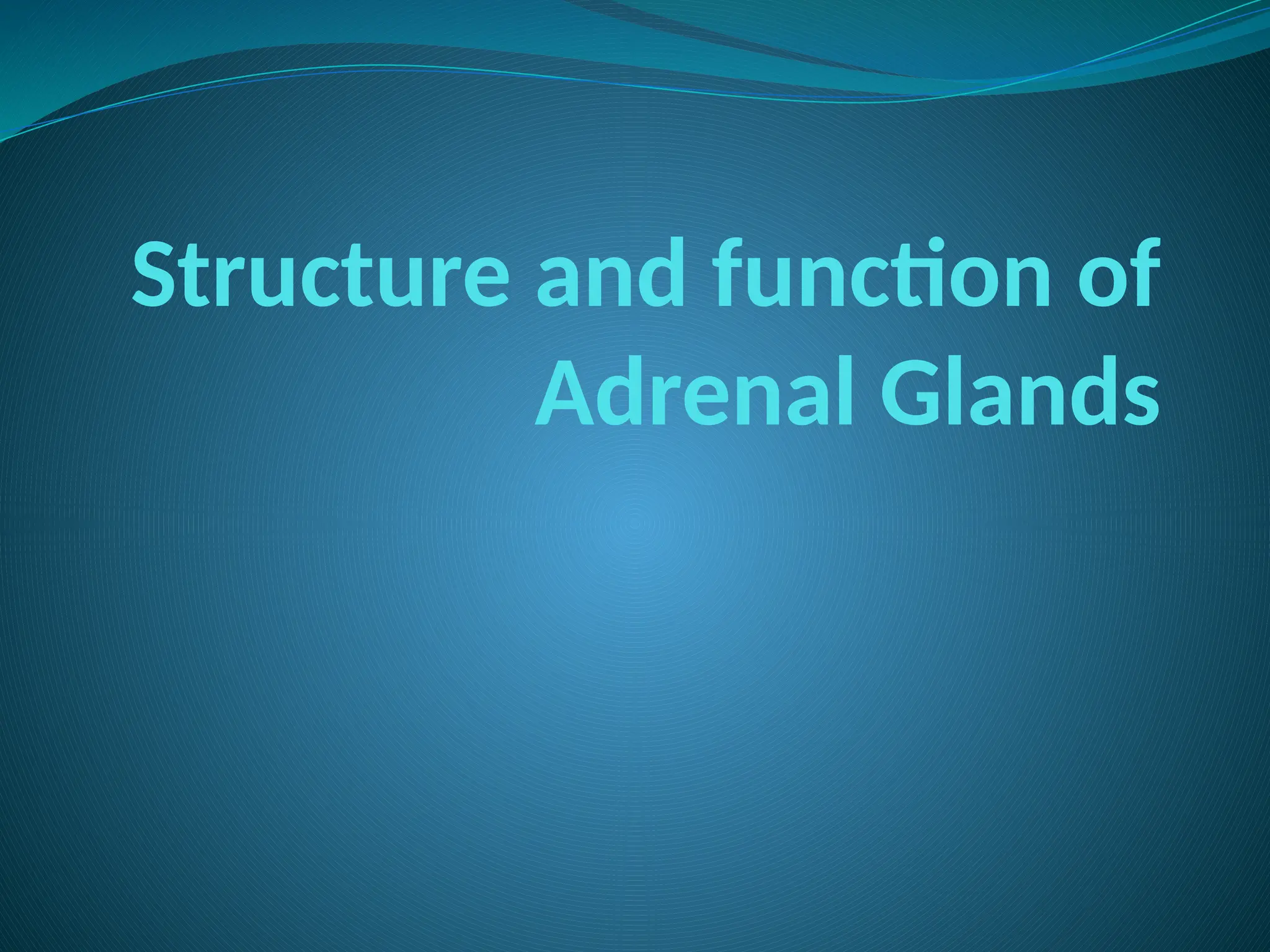 Adrenal Gland.pOWER POINT PRESENTATION PPT | PPT