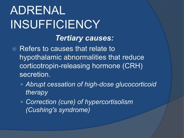 Cushing syndrome and Addison disease-Dr.Hamisi Mkindi | PPTX ...