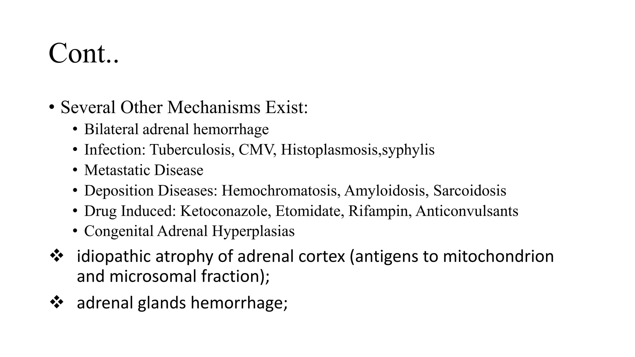 Adrenal gland diseases,Cushing syndrome,Addison disease and ...