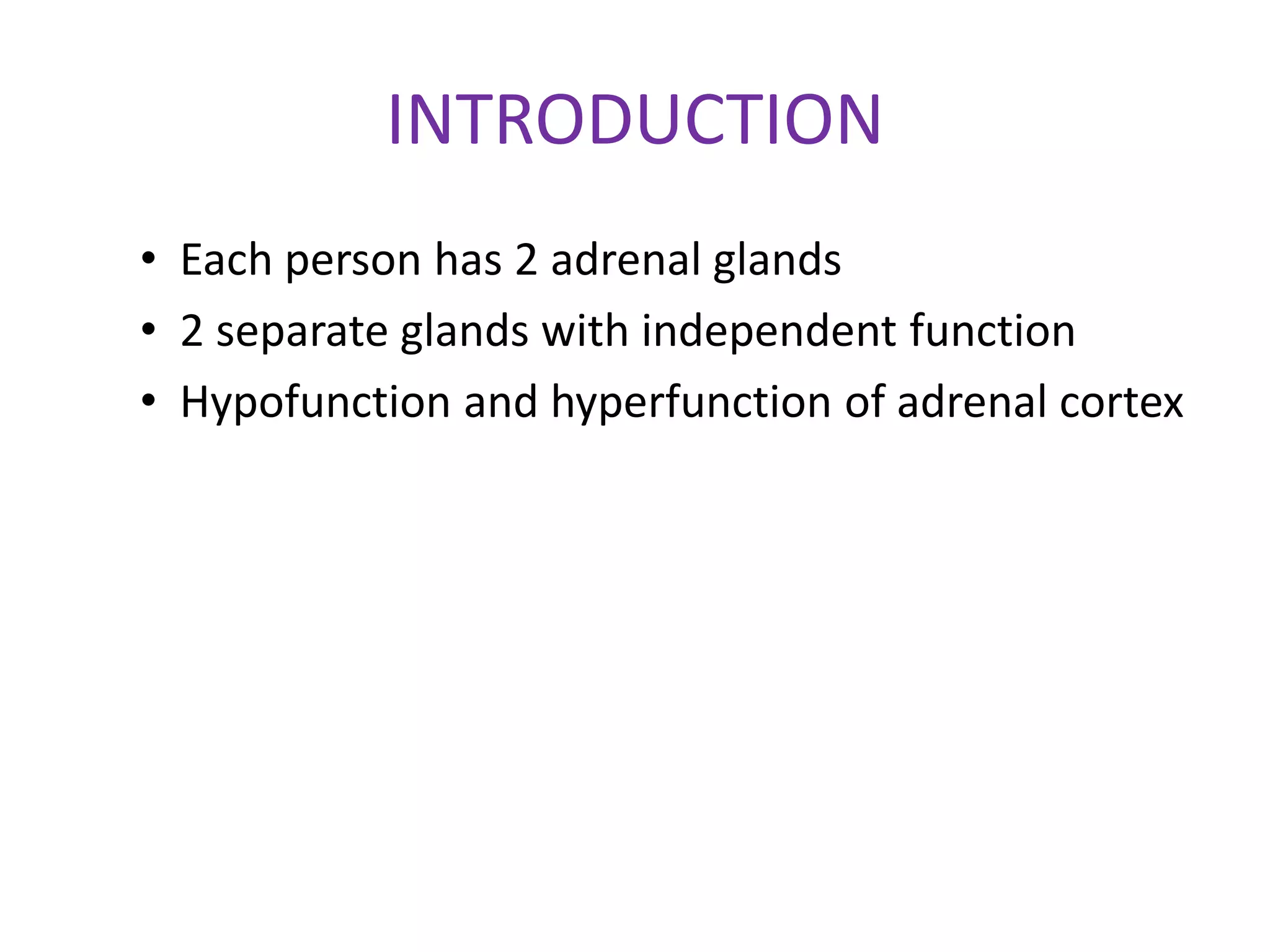 Adrenal gland disorders | PPTX
