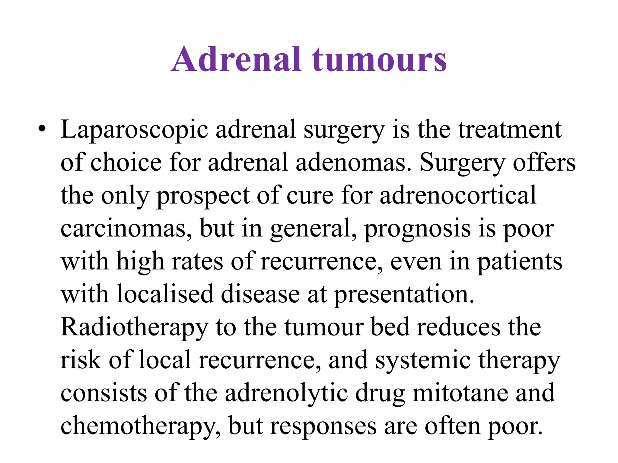Adrenal gland disorders | PPT