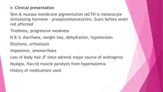 Adrenal gland disorders kinara | PPTX