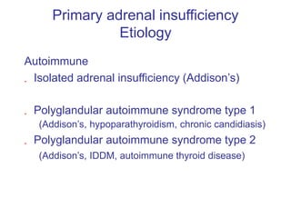 Adrenal glands disorders in children.pptx