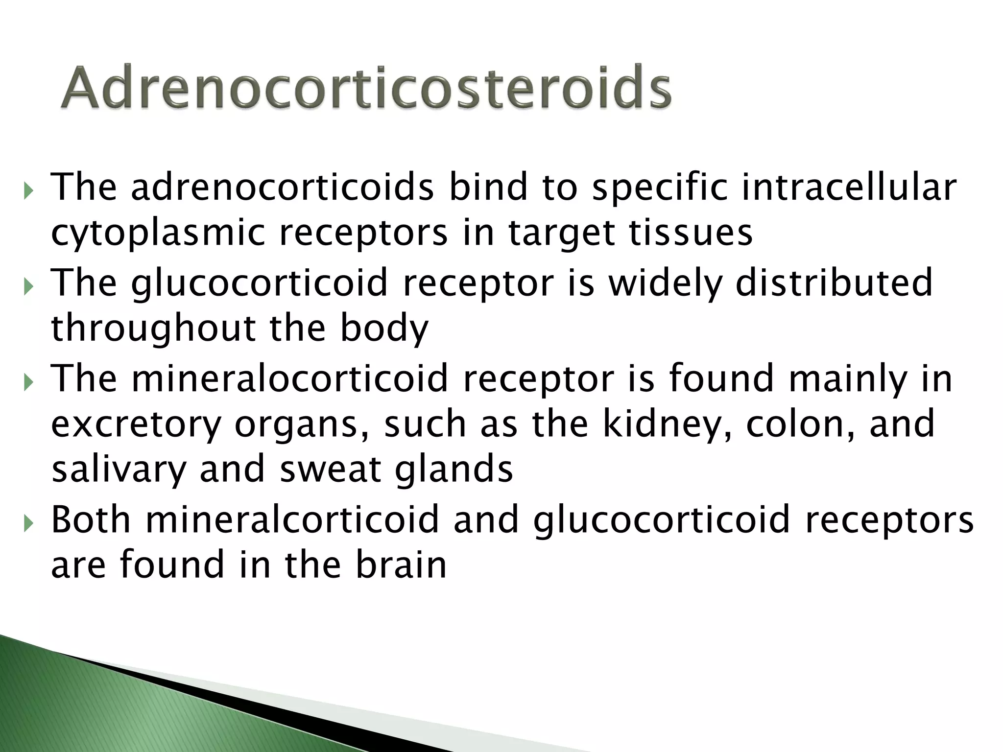 Adrenal hormones - Pharmacology | PDF