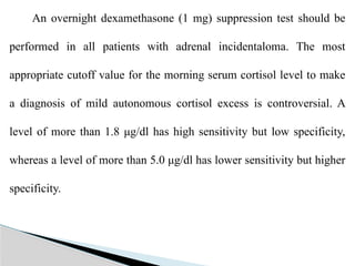 adrenal incidentaloma guidelines ppt.pptx