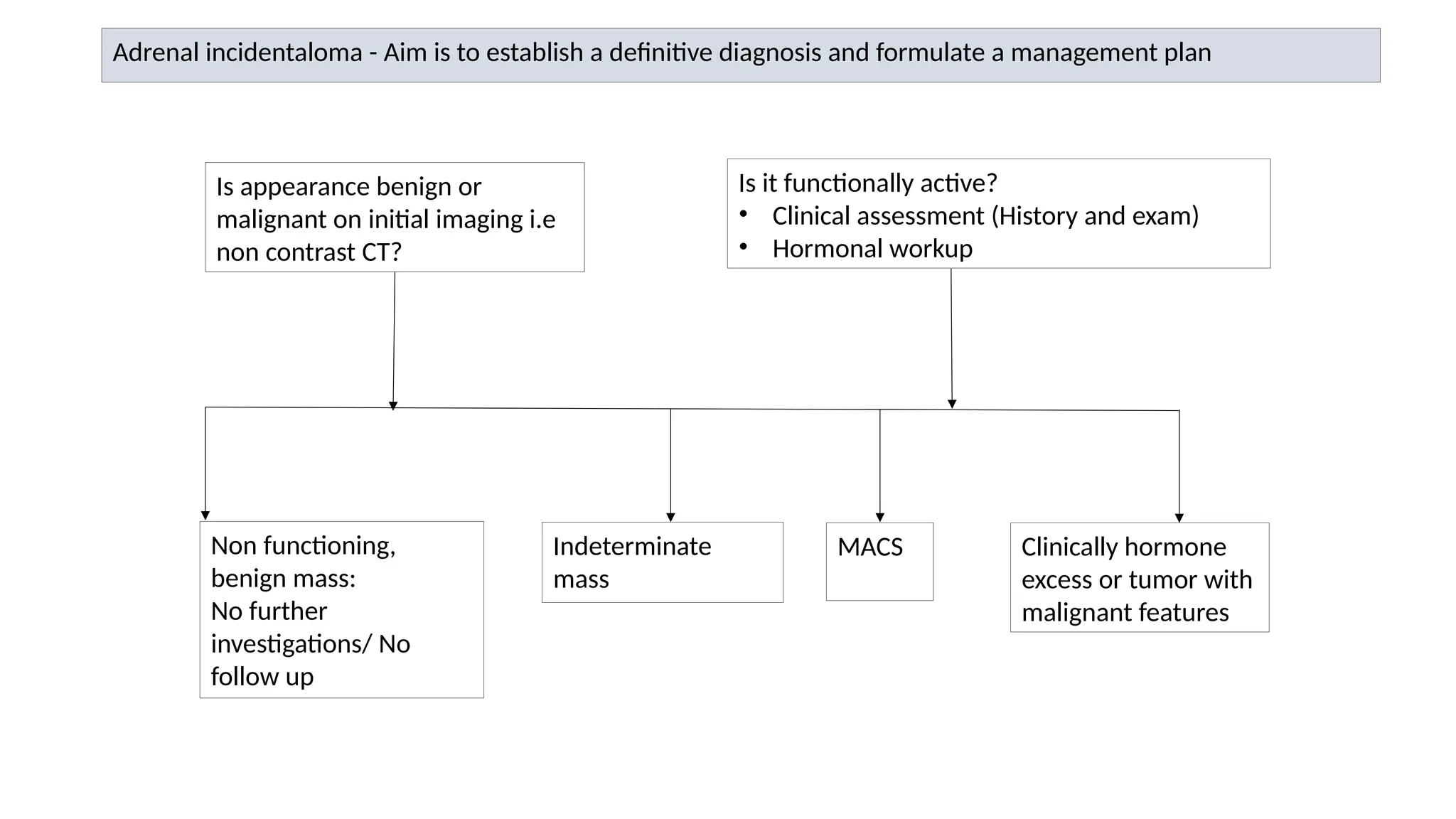 Overview of adrenal incidentaloma PPT- PPTX | PPTX
