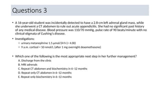 Overview of adrenal incidentaloma PPT- PPTX | PPTX