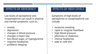 Adrenaline and noradrenaline | PPTX