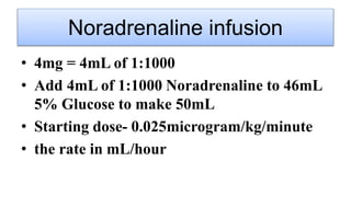 Adrenaline & Noradrenaline | PPTX