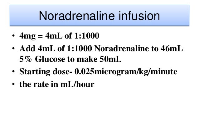 Adrenaline & Noradrenaline