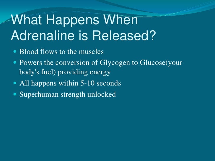 Excessive adrenaline disorder - plmrite