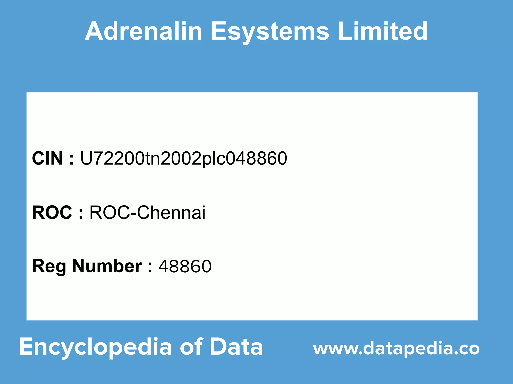 Adrenalin Esystems Limited Details | PPTX