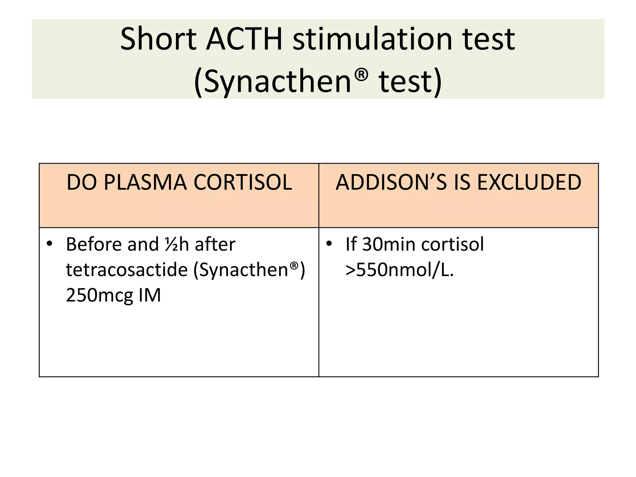 Adrenal insufficiency | PPTX