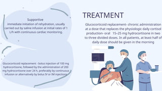 approach to management and diagnosis of Adrenal insufficiency | PPTX