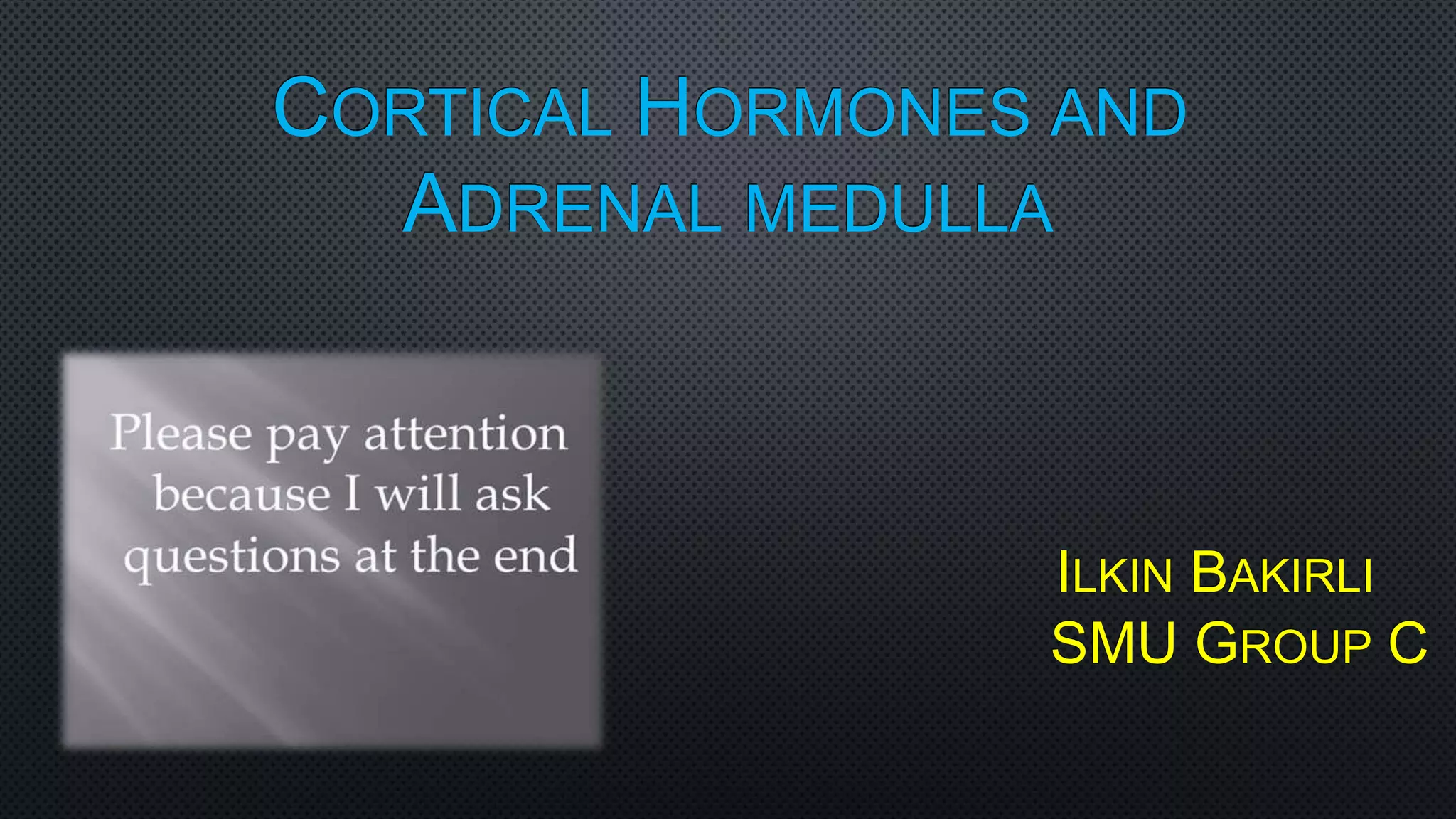 Adrenal gland (Adrenal hormones and their production | PPT