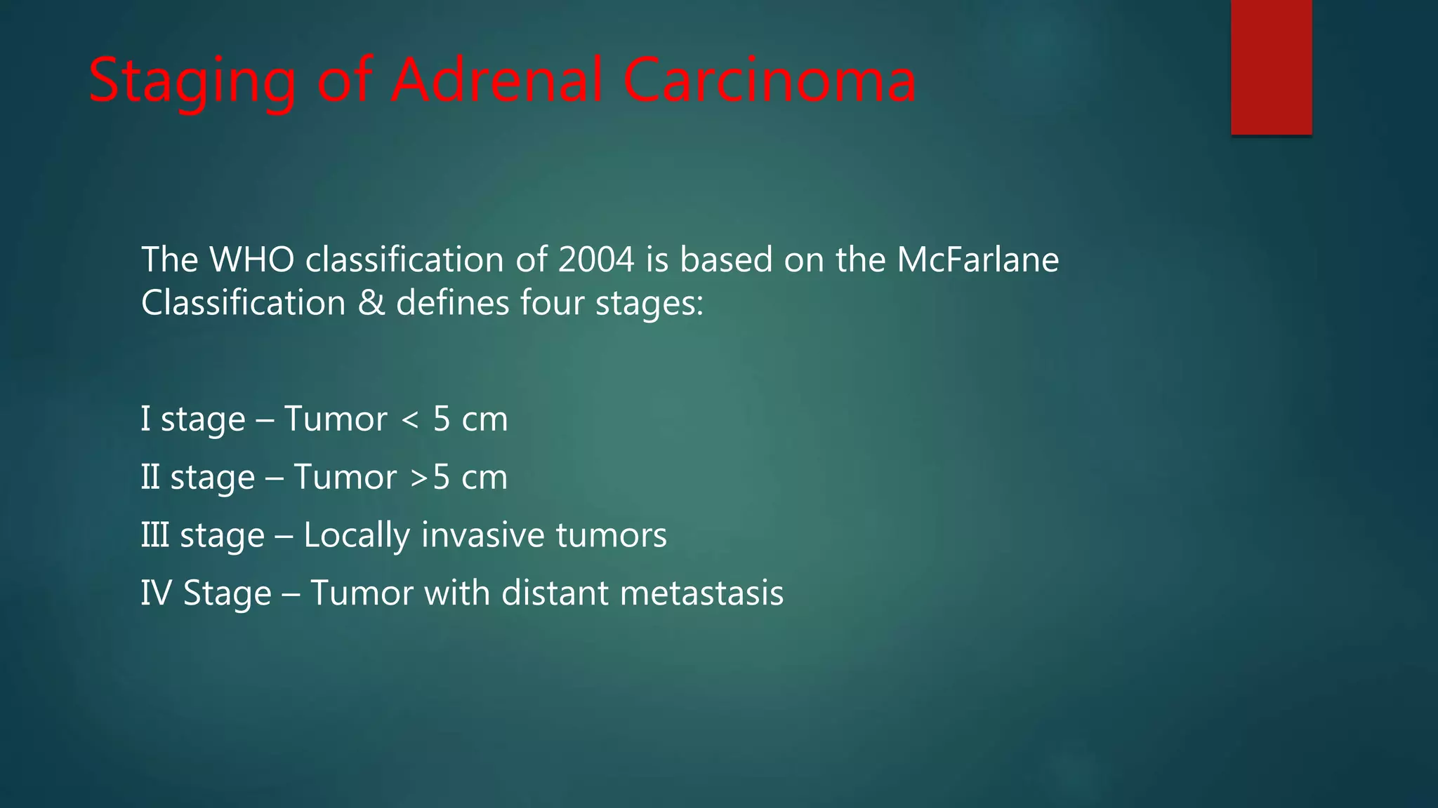 Adrenal tumor | PPTX