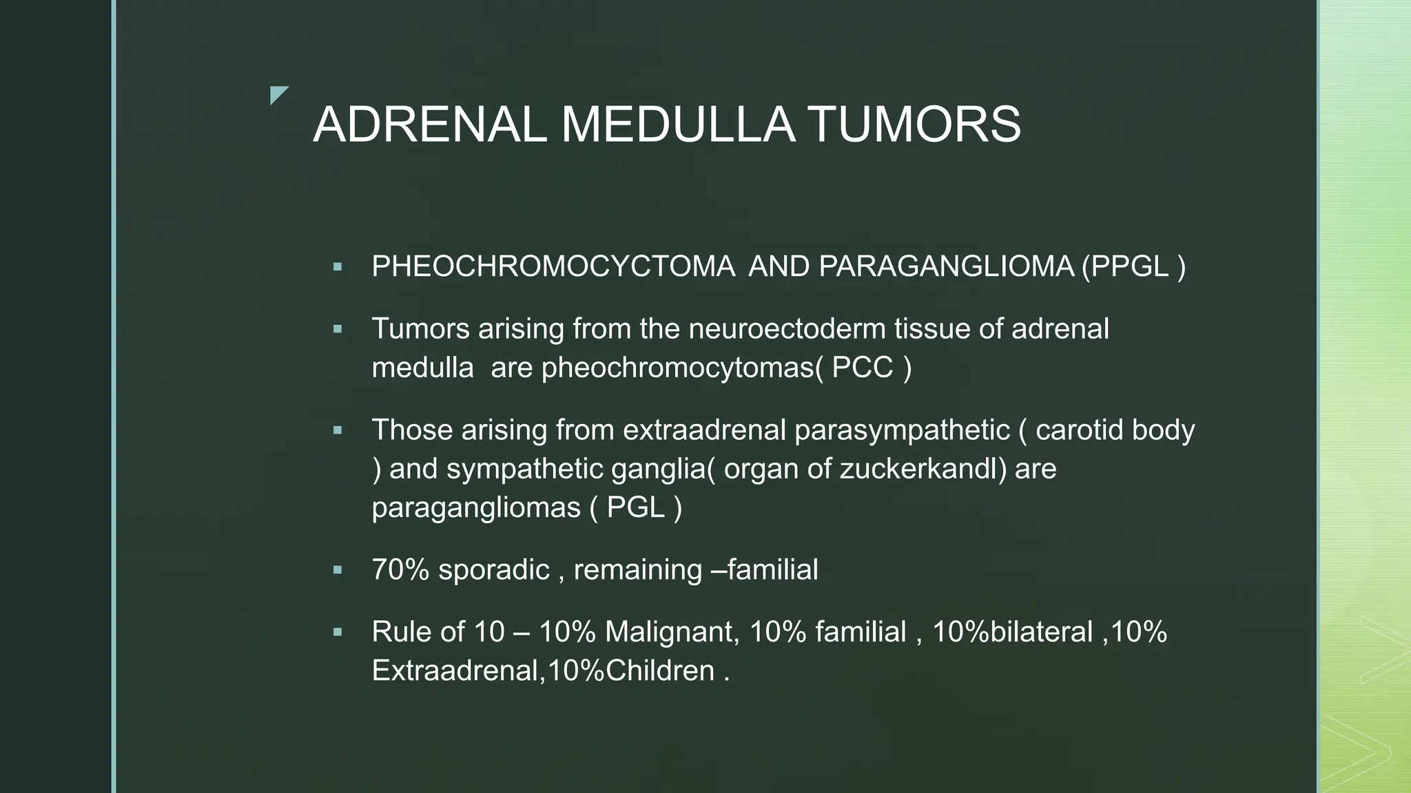adrenal tumors ppt.pptx presentation.... | PPT