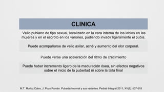 Adrenarquia prematura/pubertad precoz final | PPTX