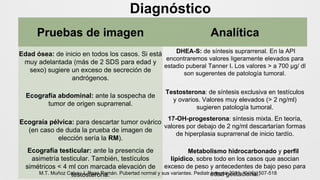 Adrenarquia prematura/pubertad precoz final | PPTX