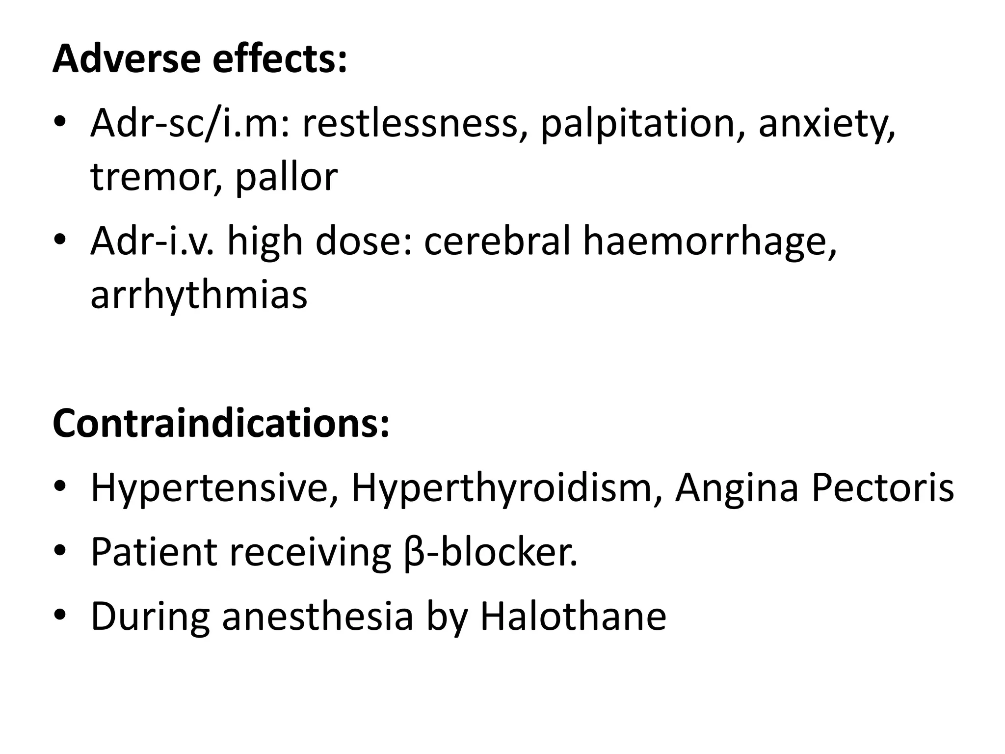 Adrenergic system and drugs | PPTX