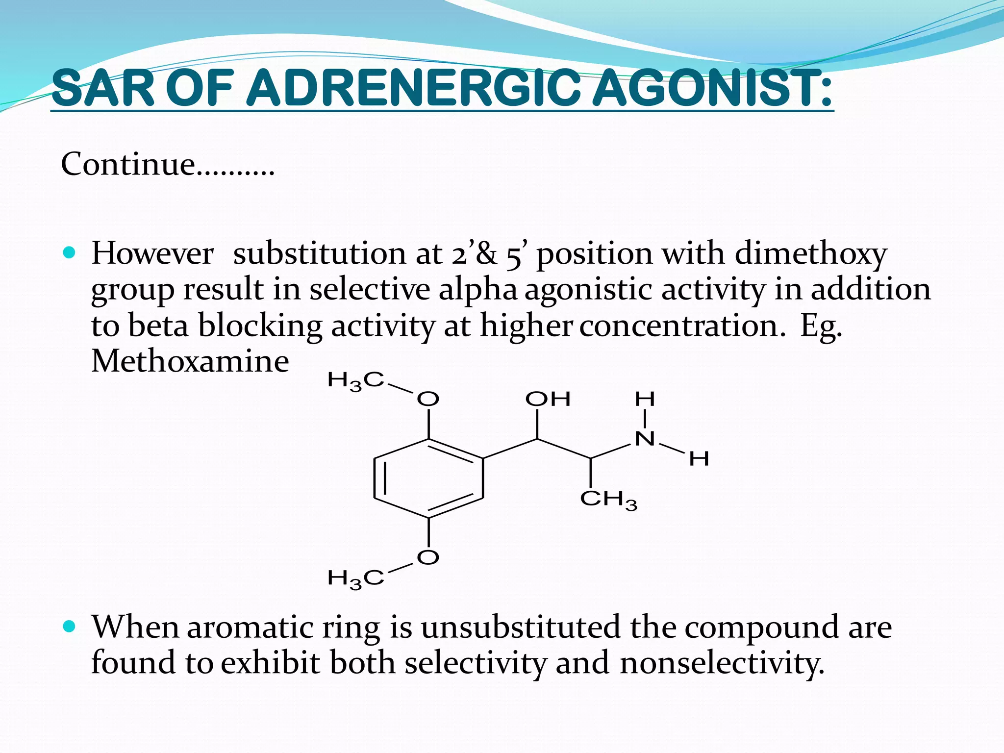 Adrenergic agents M. Pharm. | PDF