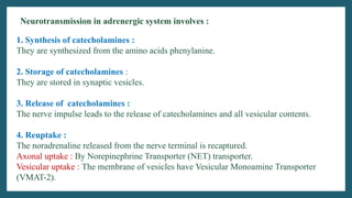 ADRENERGIC AGONIST OR SYMPATHOMIMETIC CLASS | PPT