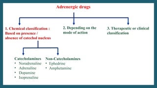 ADRENERGIC AGONIST OR SYMPATHOMIMETIC CLASS | PPT